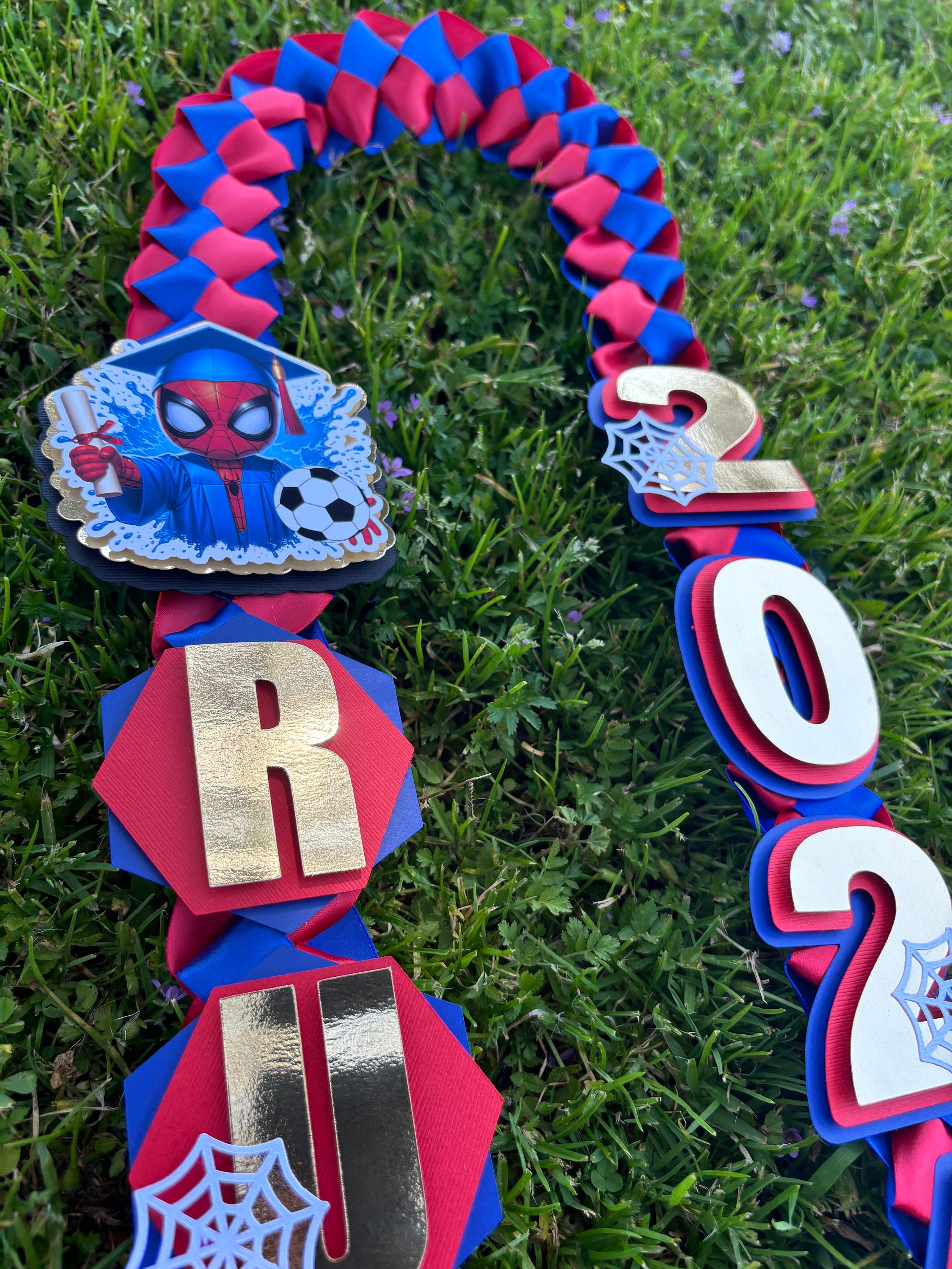Spider-man Graduation Lei /spidey /graduation - Etsy UK
