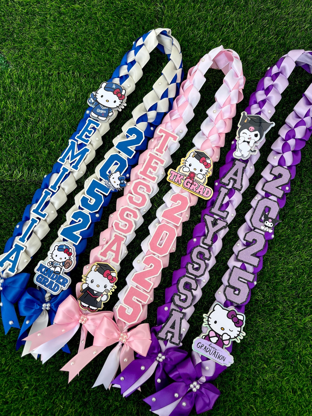 Hello Kitty Graduation Leis / Graduation Gift /dodgers Lei/ Kuromi Lei ...