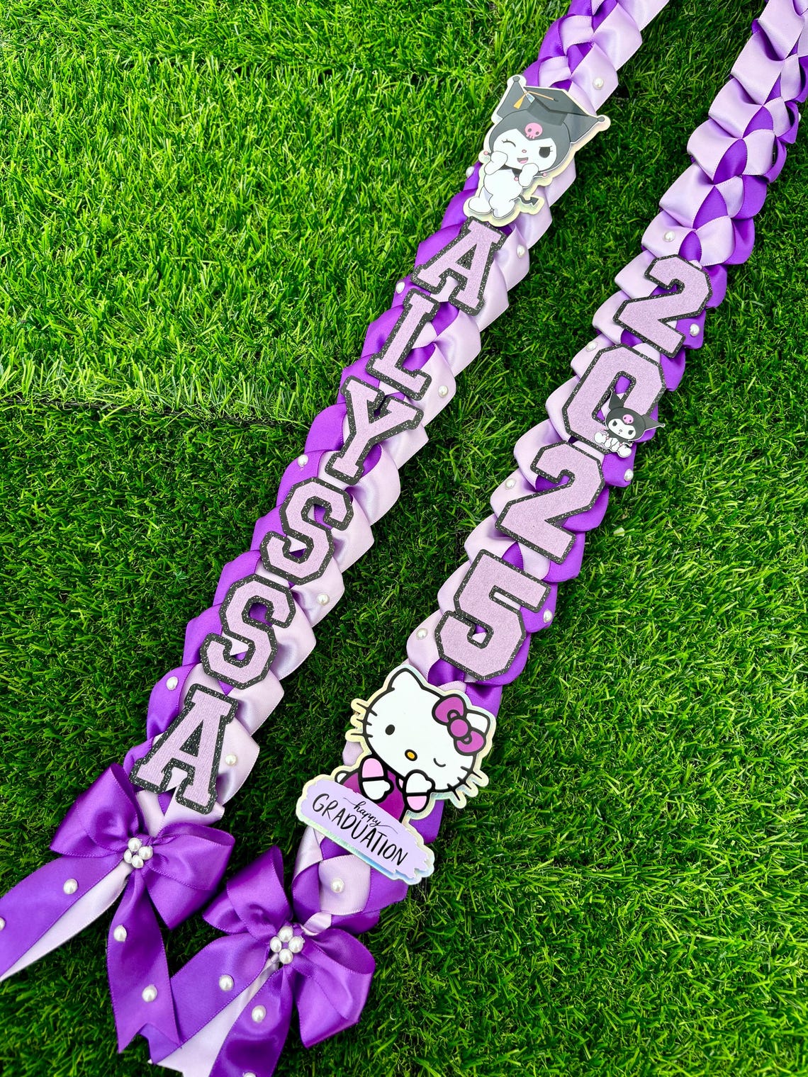 Hello Kitty Graduation Leis / Graduation Gift /dodgers Lei/ Kuromi Lei ...