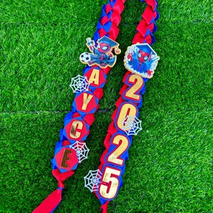 Spider-man Graduation Lei /spidey /graduation - Etsy