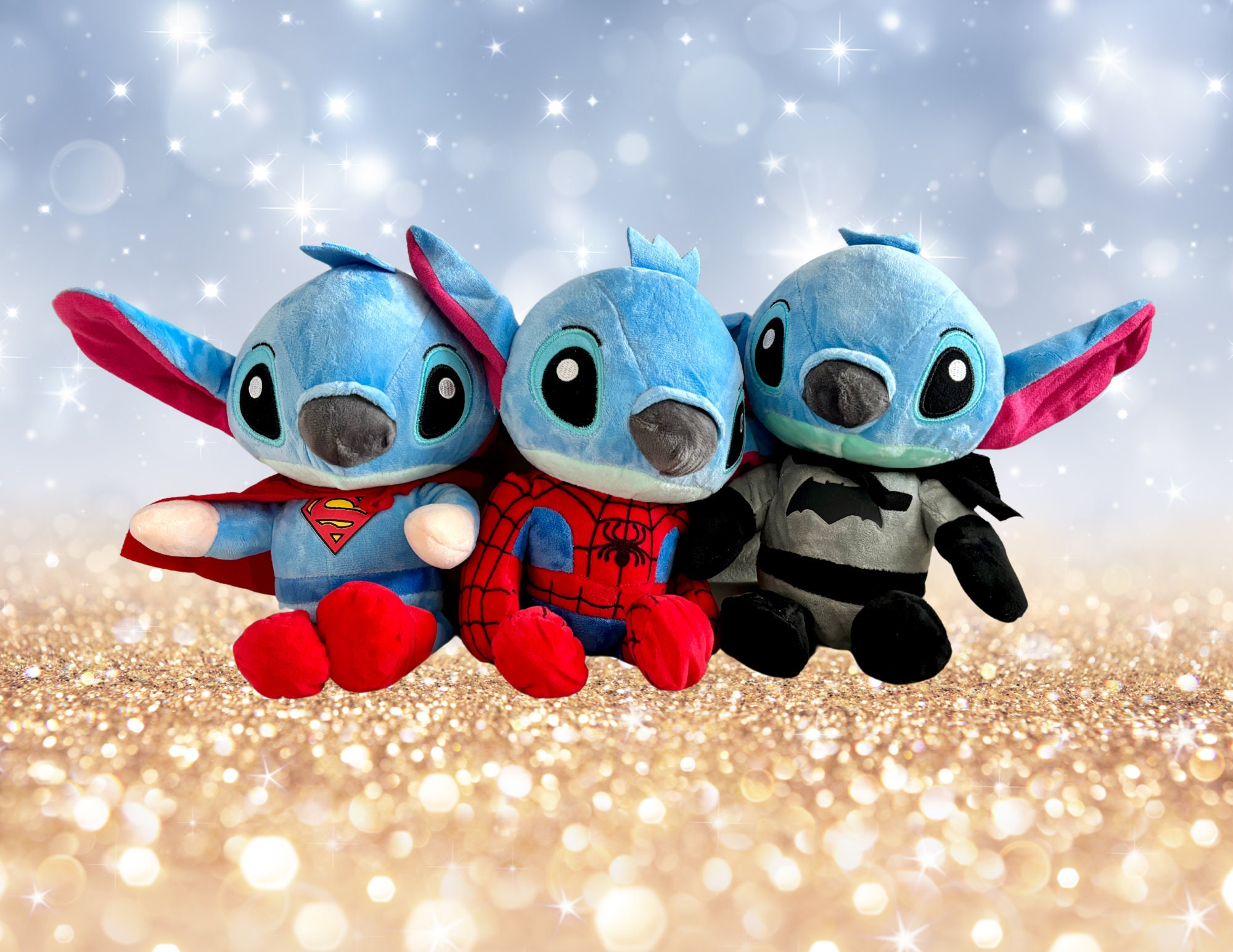 Lilo and Stitch Plush / Spiderman/batman/ Superman - Etsy