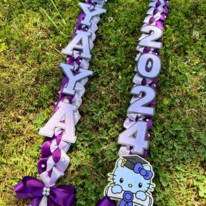 Hello Kitty Graduation Leis / Graduation Gift /dodgers Lei/ Kuromi Lei ...