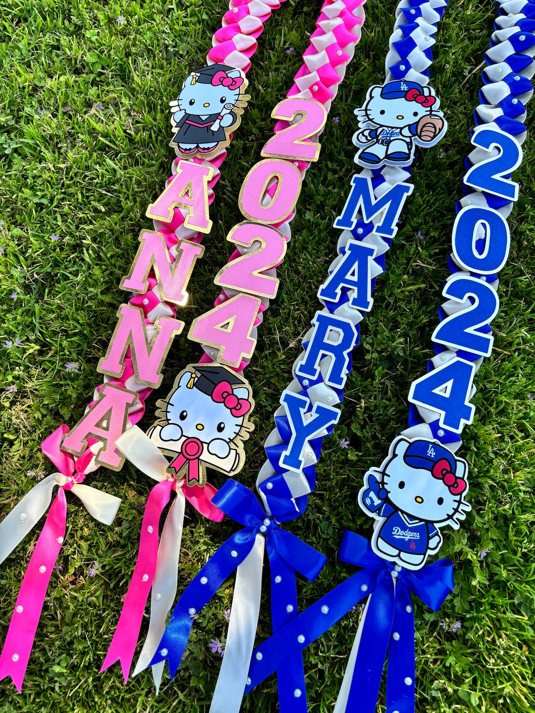Hello Kitty Graduation Leis / Graduation Gift /dodgers Lei/ Kuromi Lei ...