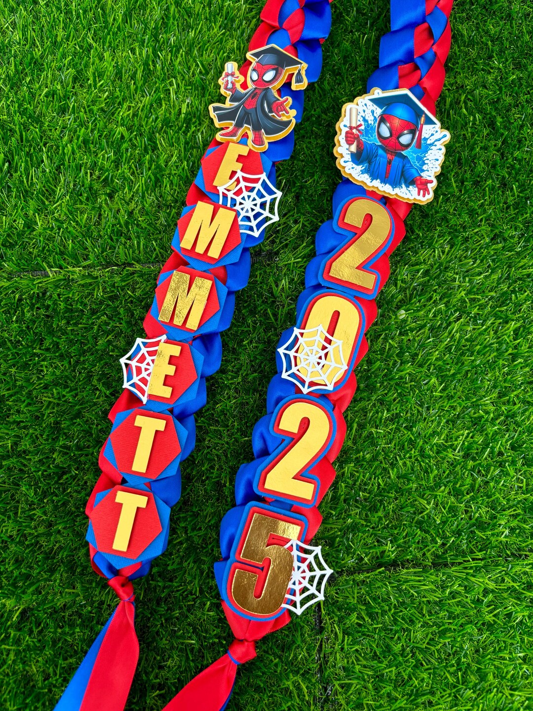 Spider-man Graduation Lei /spidey /graduation - Etsy