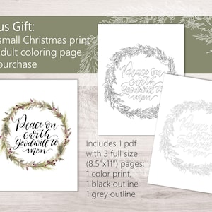 For Unto Us a Child is Born Printable Scripture Christmas Card Set ...