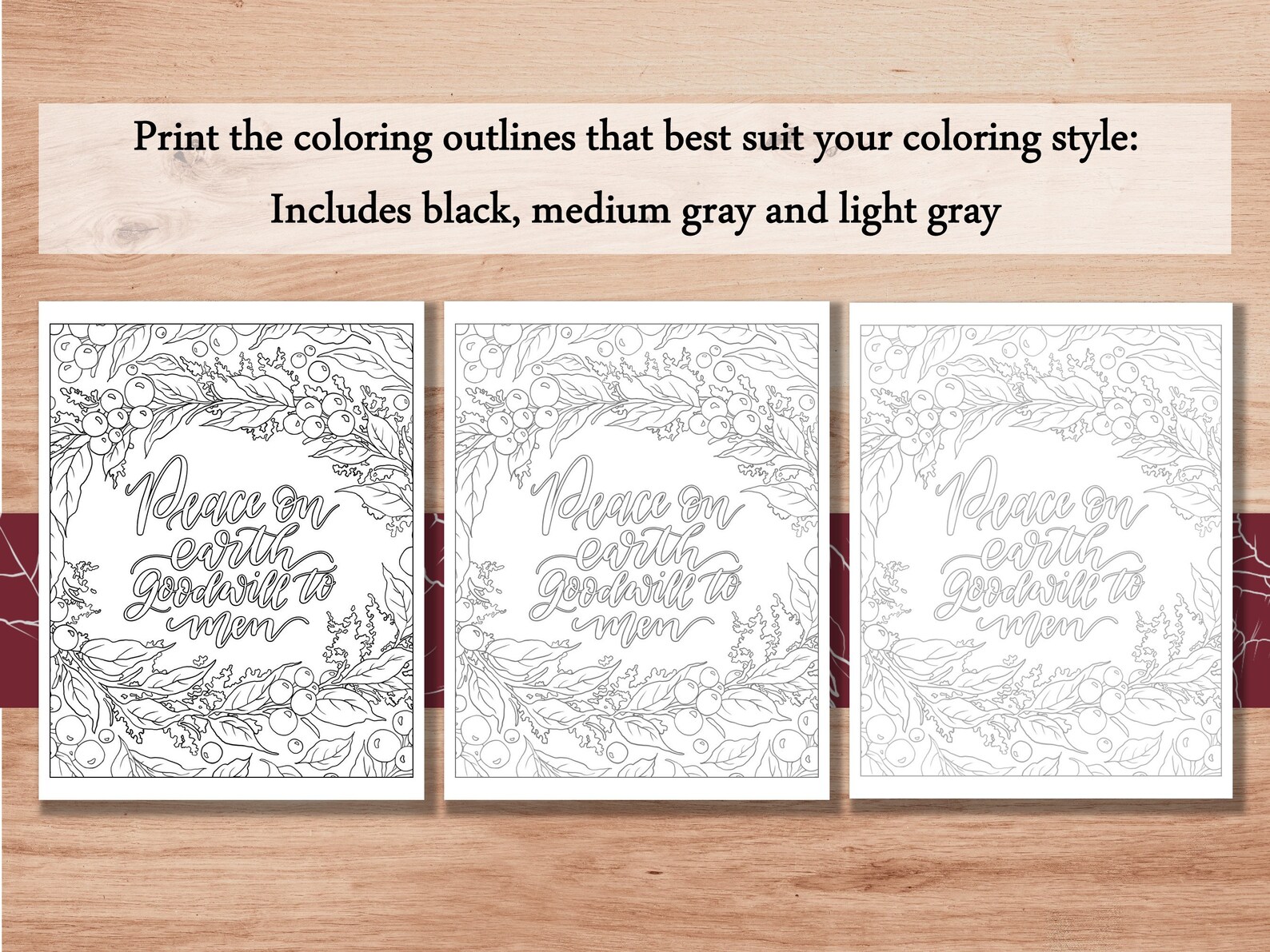 Christian Christmas Coloring Sheets Printable Joy to the World Coloring ...