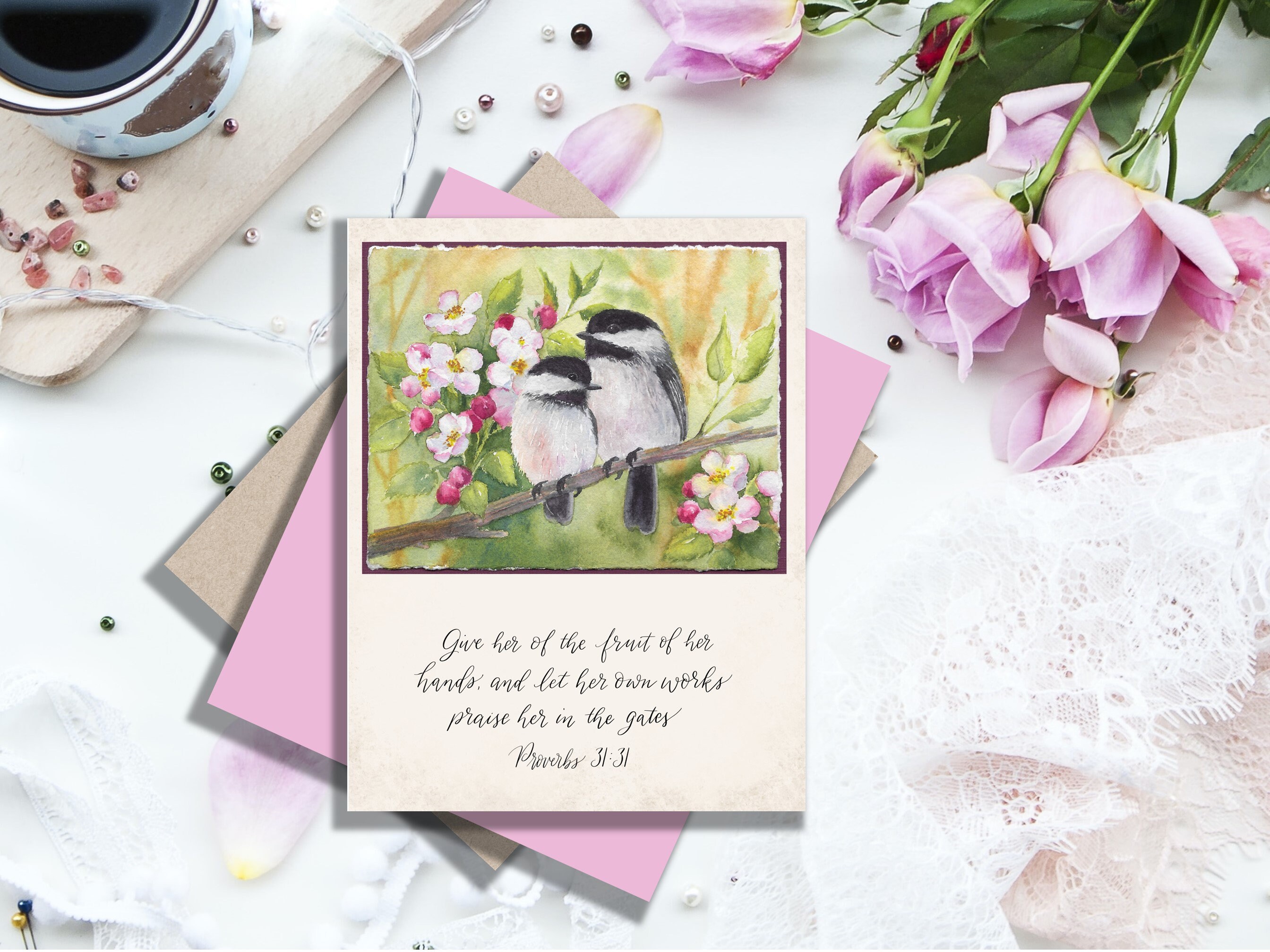 Proverbs 31:31 Bible Verse Greeting Card for Mom Printable - Etsy