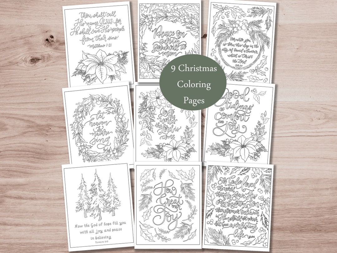 Christian Christmas Coloring Sheets Printable Joy to the World Coloring ...
