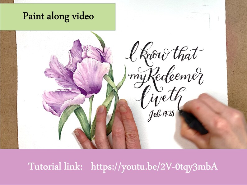 Easter Christian Coloring Page Printable Tulip Coloring & Painting ...