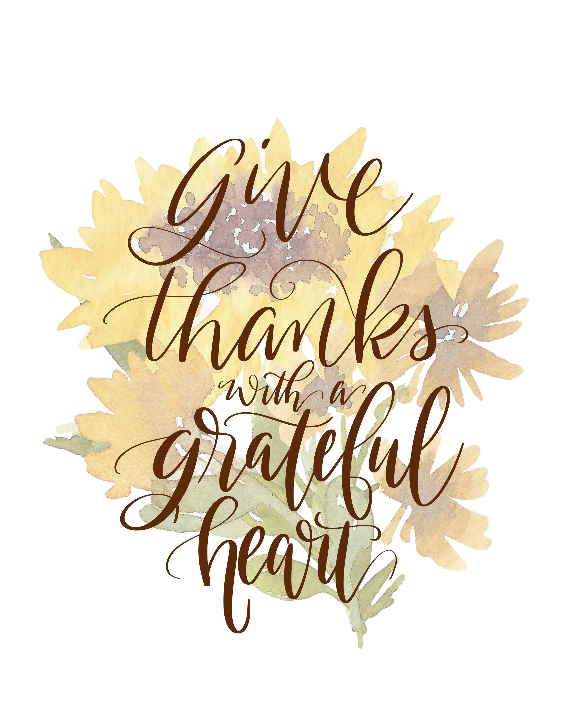 Fall Scripture Wall Art Printable Thanksgiving Bible Verse - Etsy