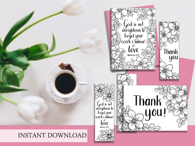 Teacher Appreciation Coloring Card With Bible Verse for Teacher ...