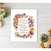 Christian Thanksgiving Card Printable, Autumn Scripture Greeting Card ...