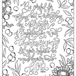 Christian Fall Coloring Sheets Printable Gratitude Coloring Pages ...