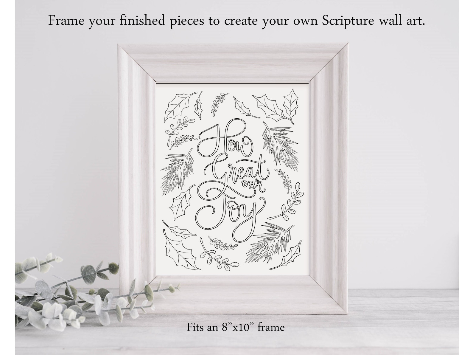 Christian Christmas Coloring Sheets Printable Joy to the World Coloring ...