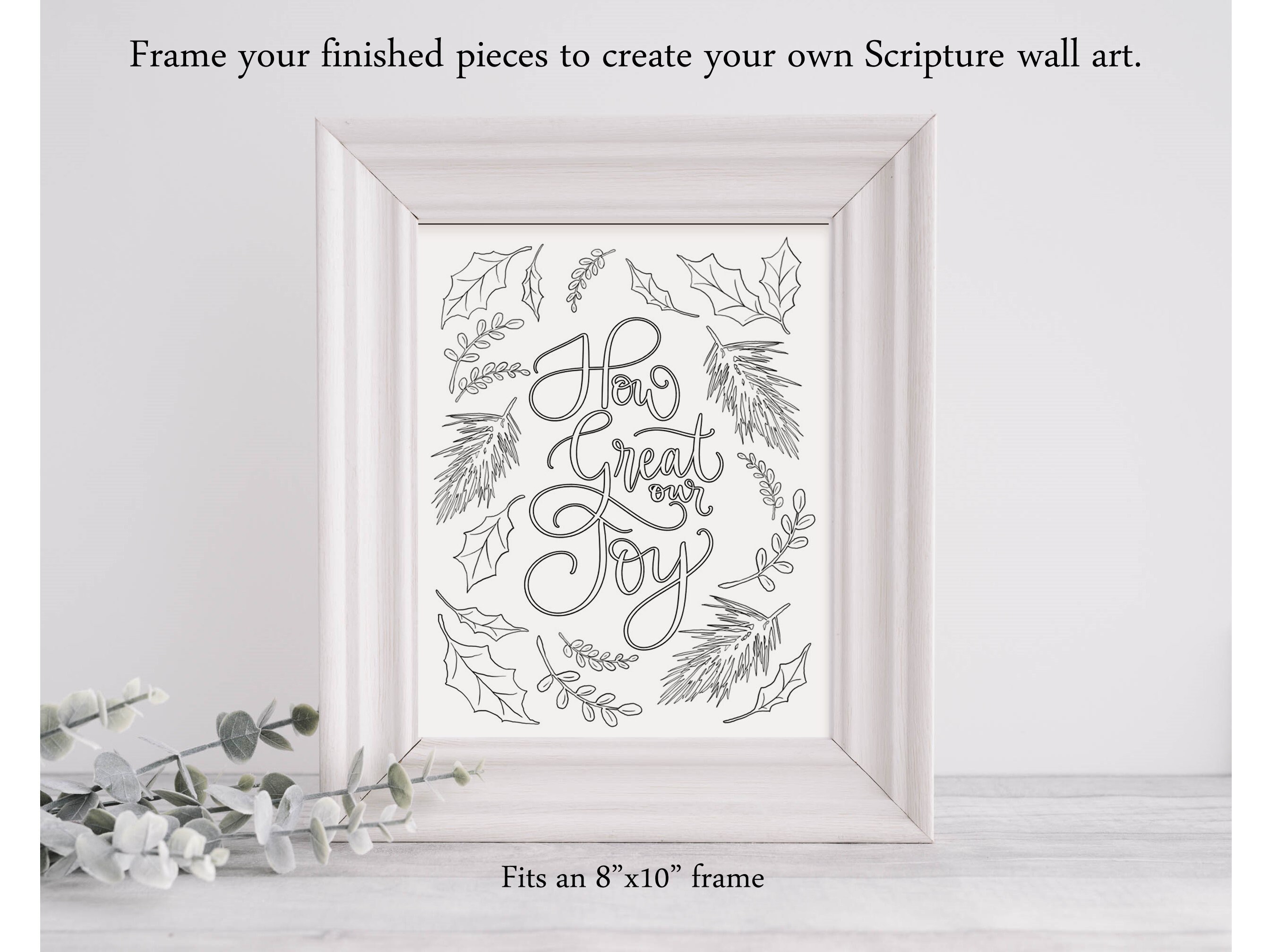 Christian Christmas Coloring Sheets Printable Joy to the World Coloring ...