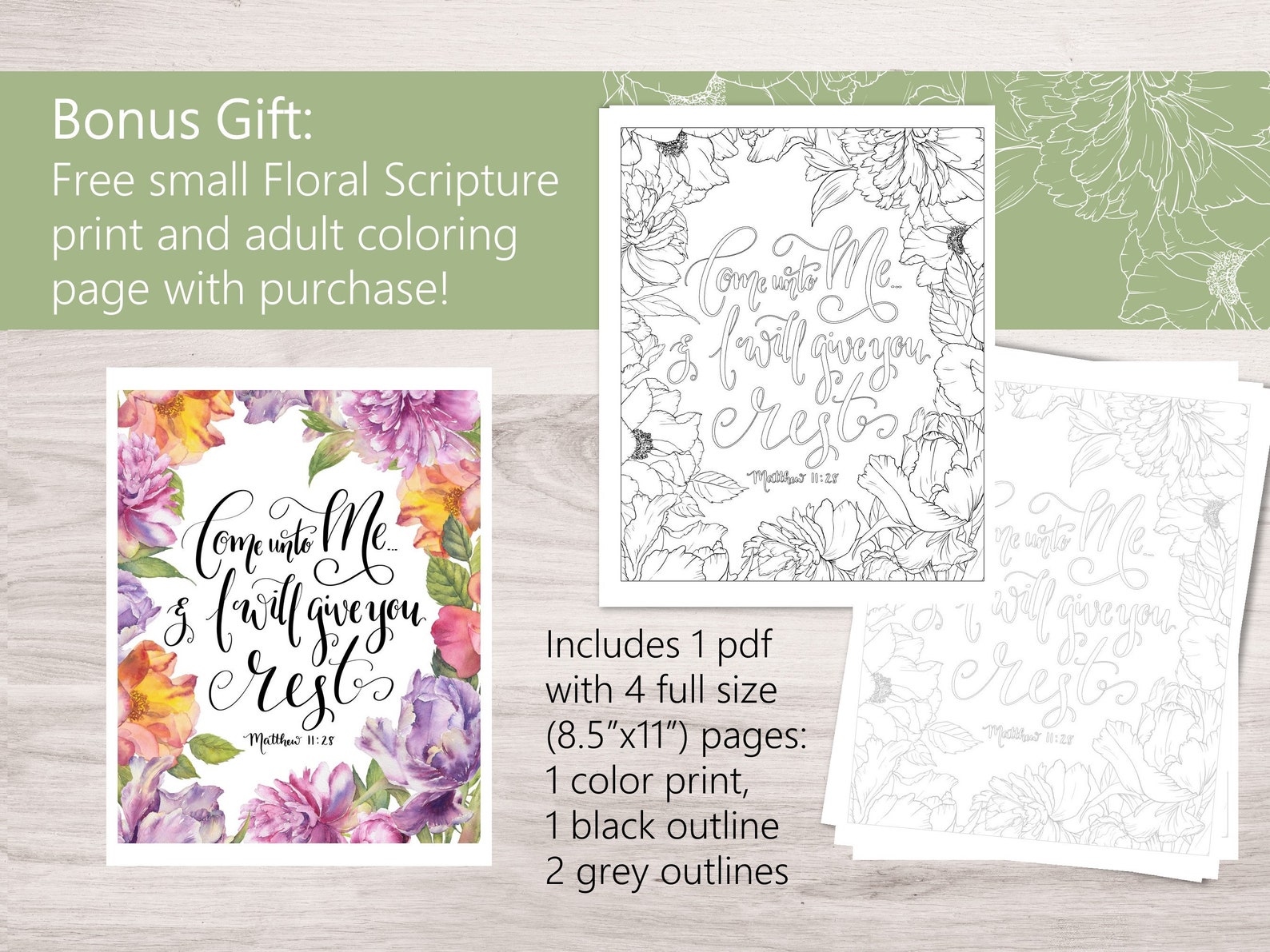 Christian Easter Card Printable Set, Easter Greeting Card Bundle With ...
