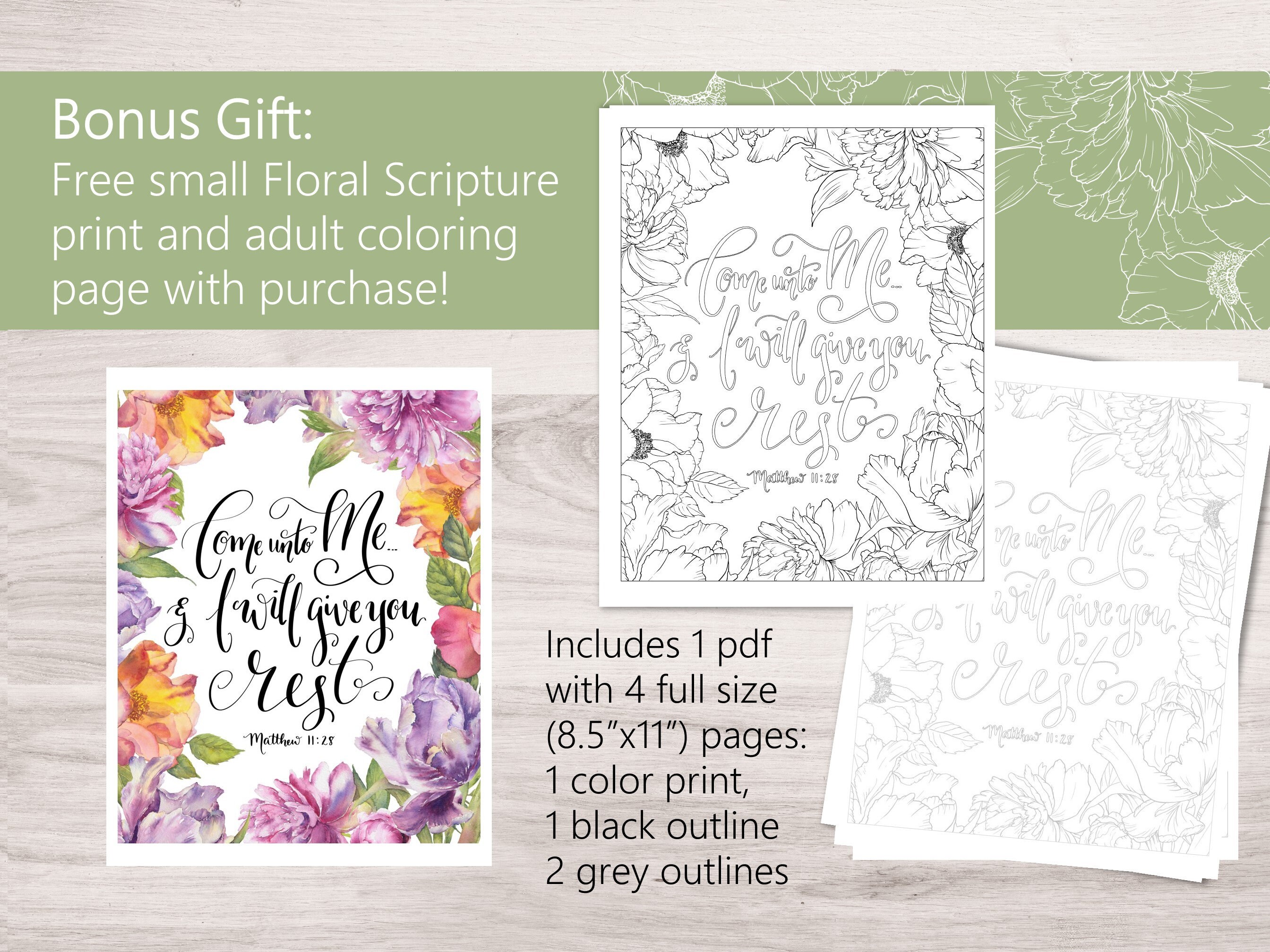 Christian Easter Card Printable Set, Easter Greeting Card Bundle With ...