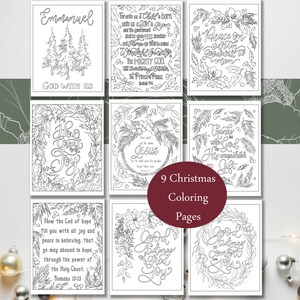 Christian Christmas Adult Coloring Page, Call His Name Jesus Christmas ...
