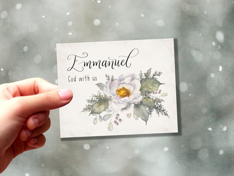 Christian Christmas Art Print Bundle, Christmas Bible Verse Digital ...