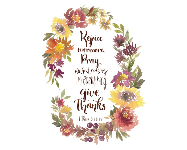 Give Thanks to the Lord Printable, Thanksgiving Bible Verse Set of 4 ...