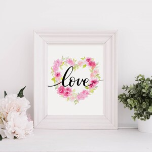 1 John 4:19 Scripture Wall Art Printable, He First Loved Us Bible Verse ...