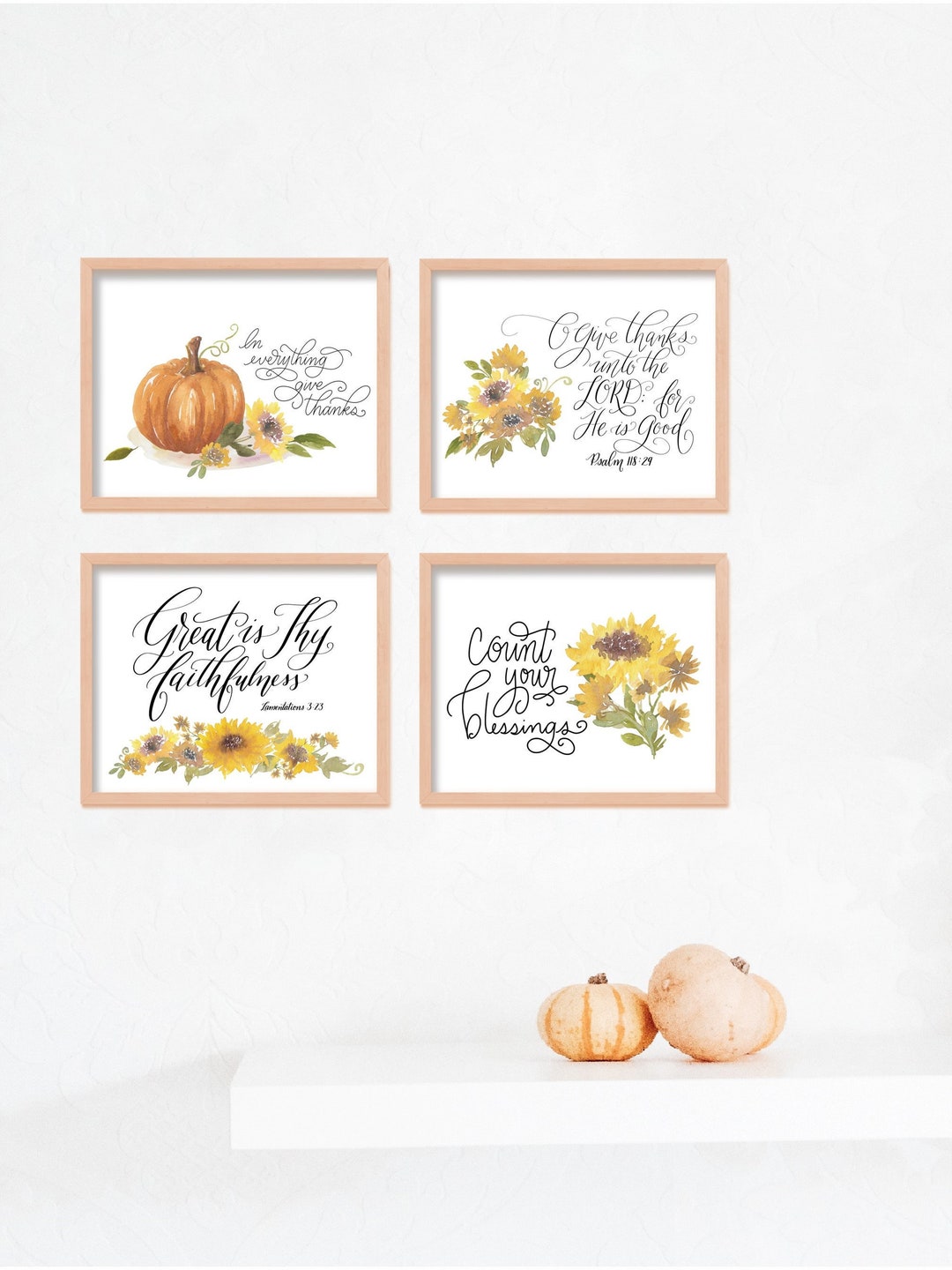 Fall Scripture Printable Thanksgiving Bible Verse DIGITAL - Etsy