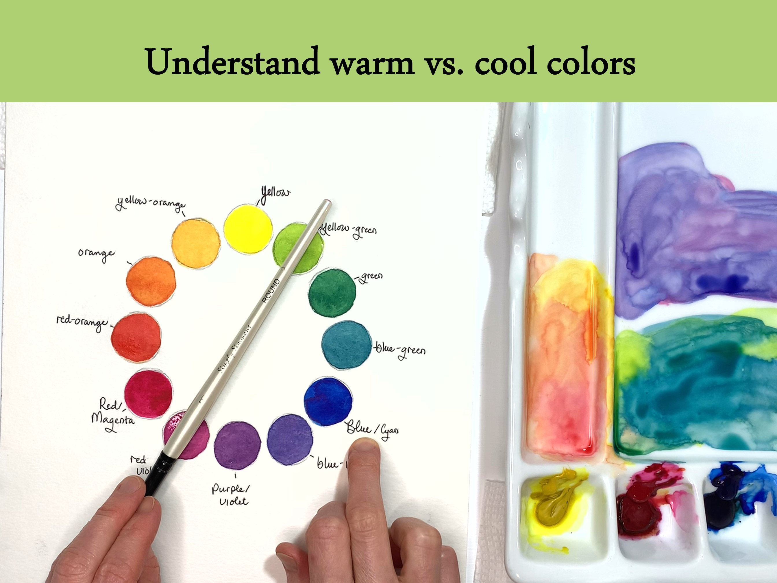 Color Theory Worksheet Printable Bundle Basic Color Wheel to Color in ...