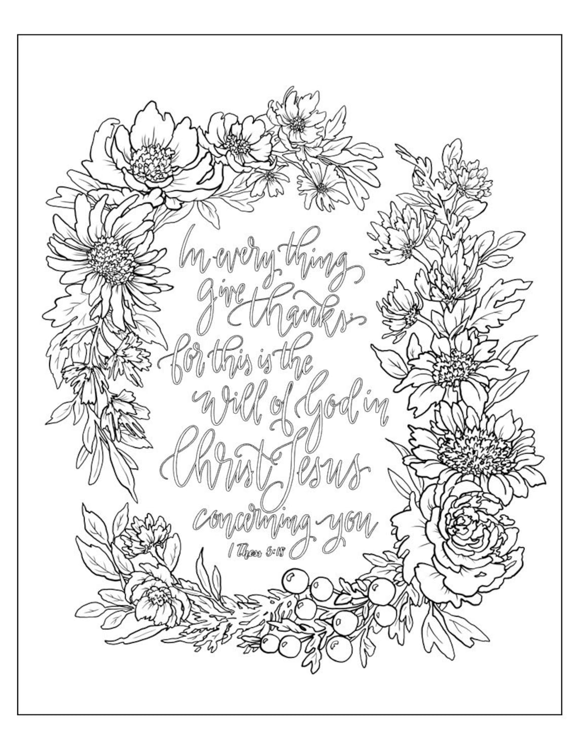 Christian Fall Coloring Sheets Printable Gratitude Coloring Pages ...