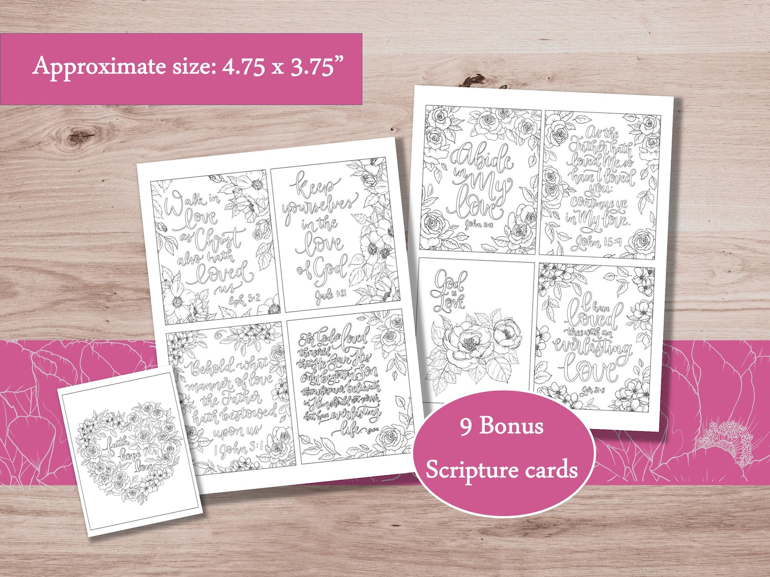 Christian Valentine's Day Coloring Page With Bible Verses Adult ...