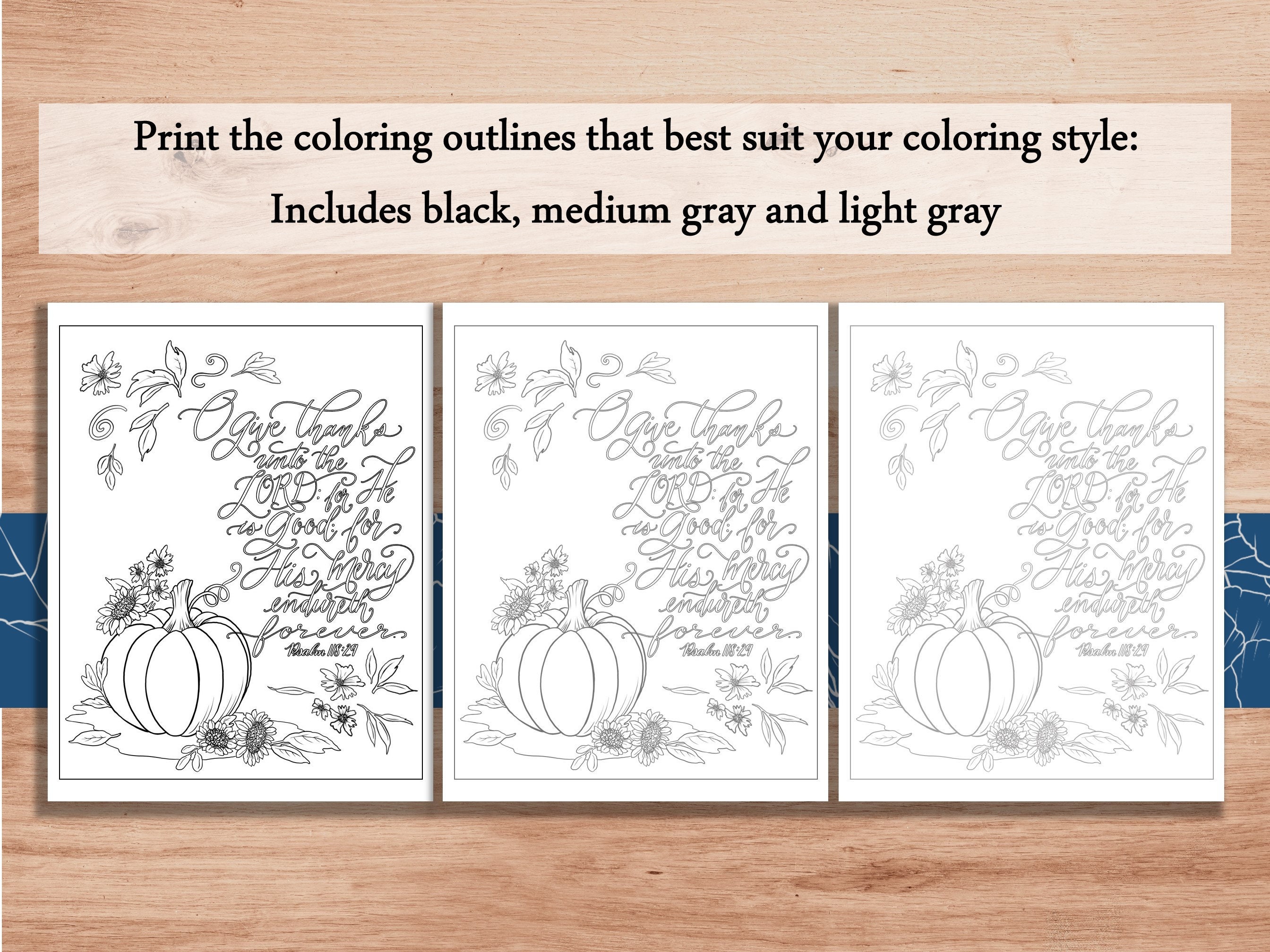 Fall Bible Verse Coloring Page, Christian Adult Coloring Sheets Color ...