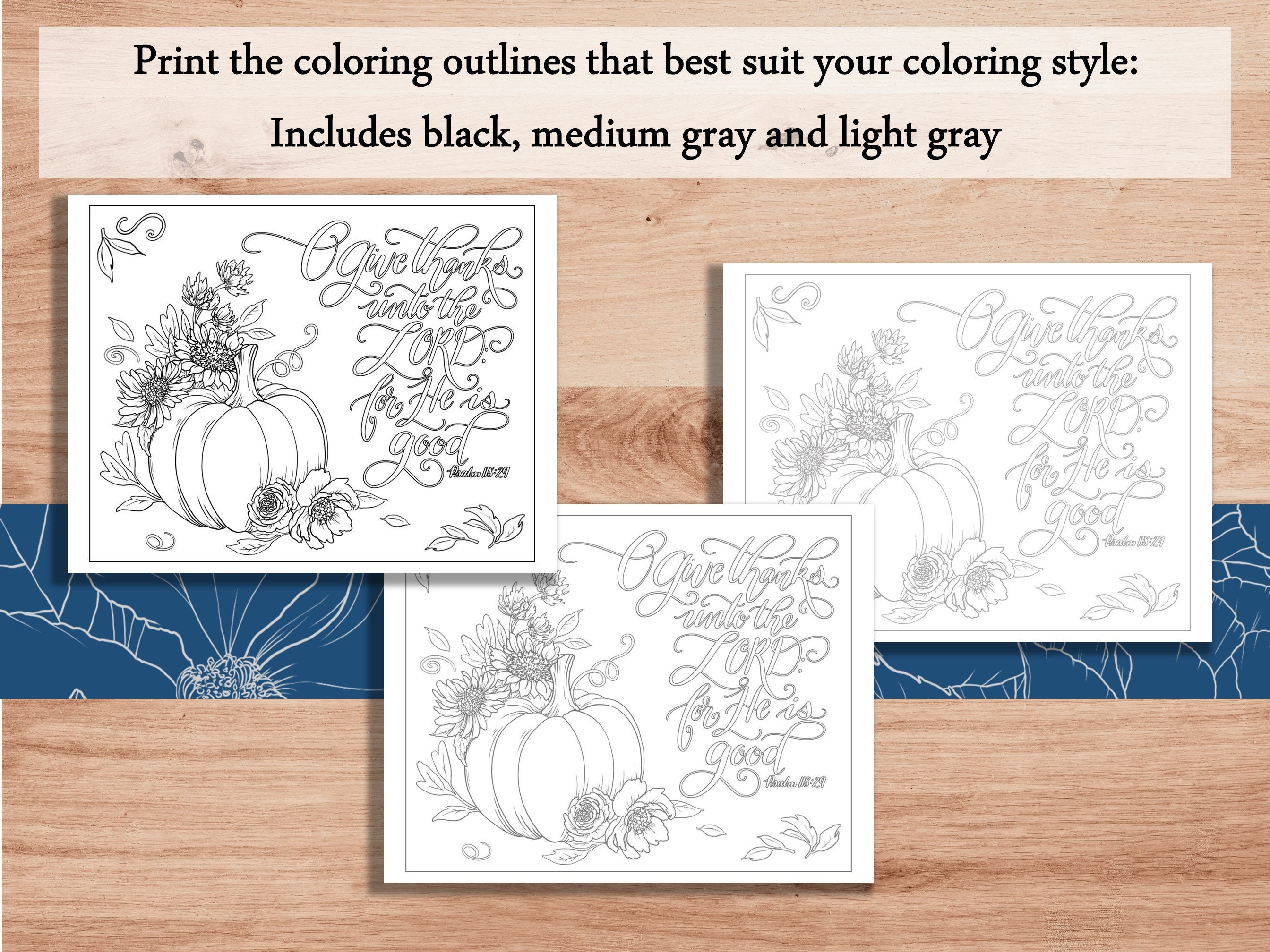 Fall Bible Verse Coloring Page, Christian Adult Coloring Sheets Color ...
