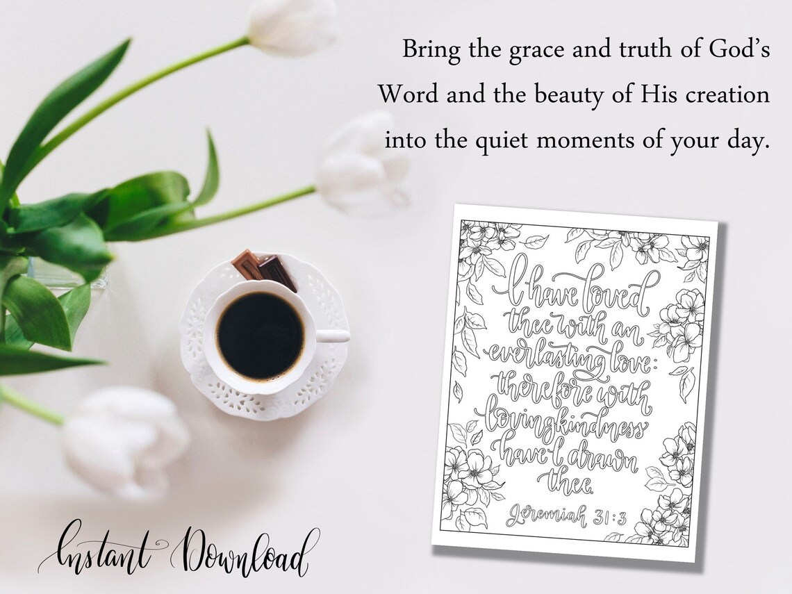 Bible Verse Coloring Pages for Christian Women’s Ministry Scripture to ...