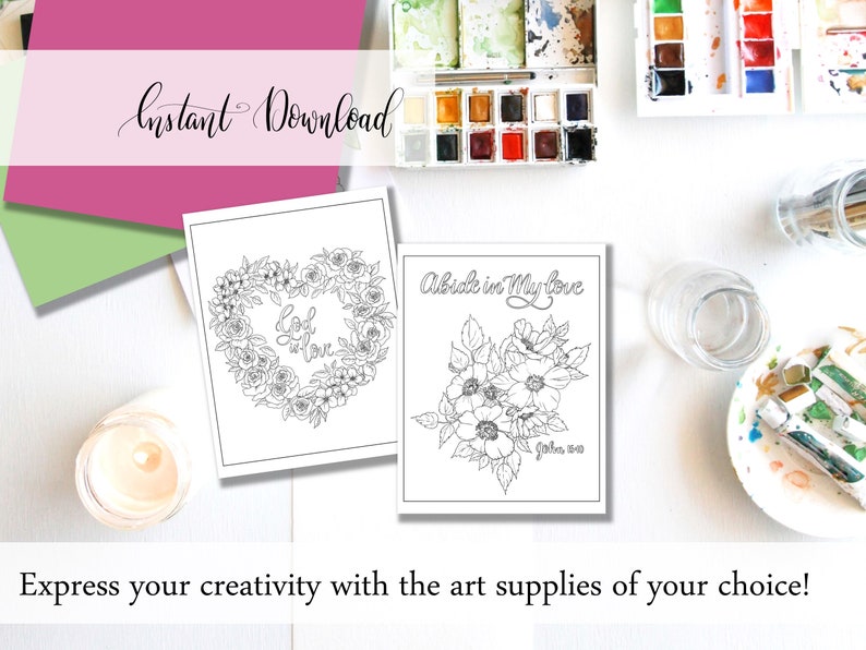 Bible Verse Coloring Pages for Christian Women’s Ministry Scripture to ...