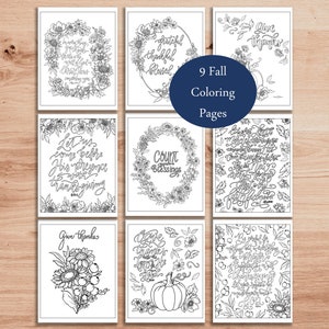 Christian Fall Coloring Sheets Printable Gratitude Coloring Pages ...