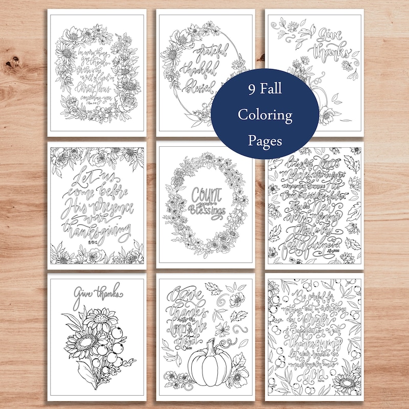 Scripture Coloring Pages - Etsy