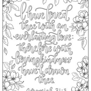 Bible Verse Coloring Pages for Christian Women’s Ministry Scripture to ...