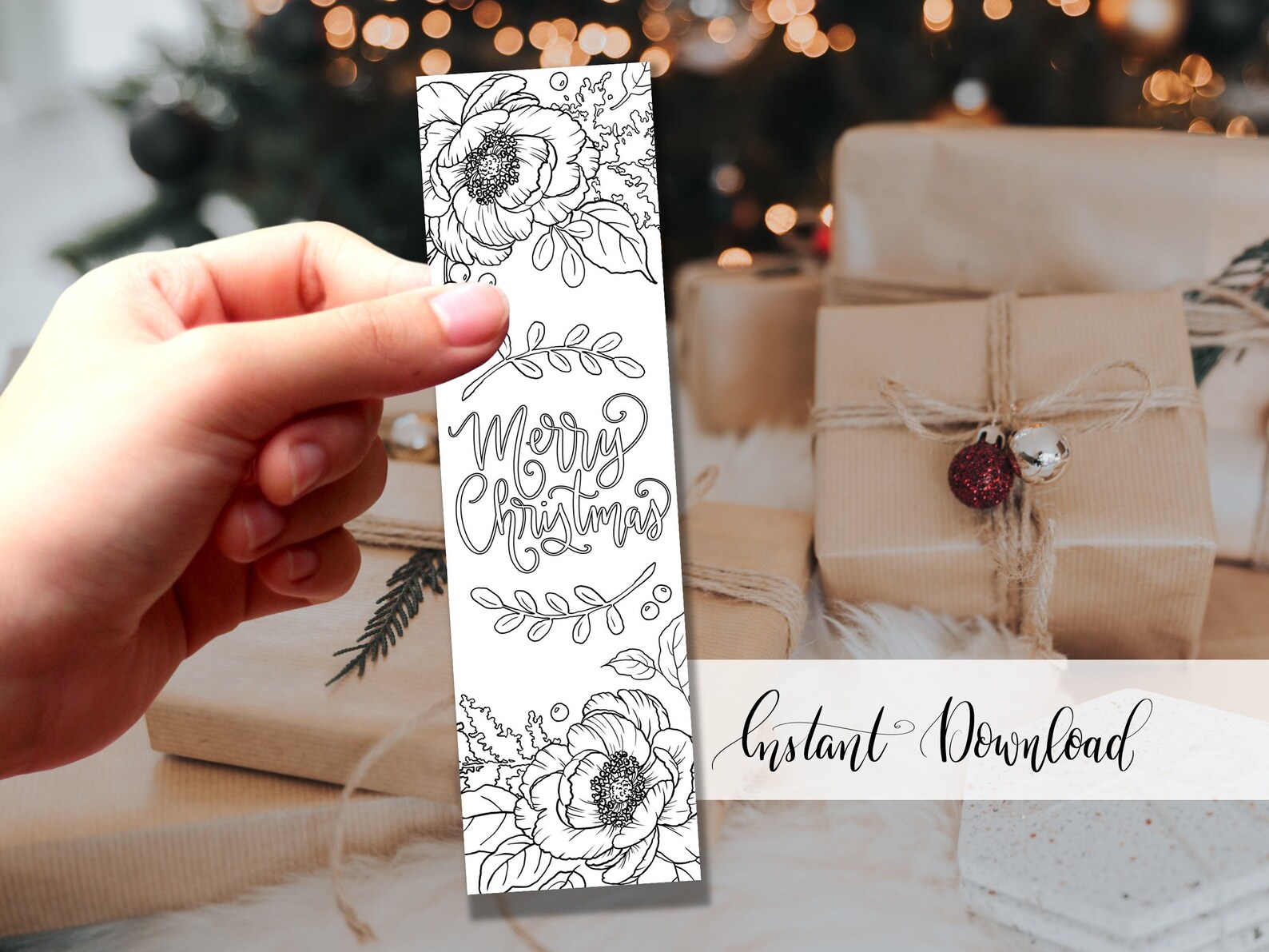Christian Christmas Coloring Bookmarks Joy to the World Bookmark to ...