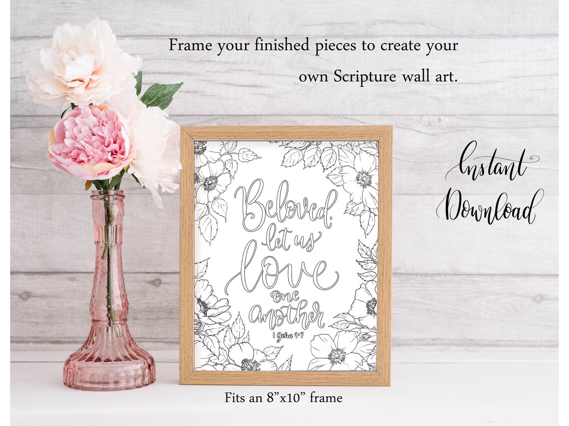 Bible Verse Coloring Pages for Christian Women’s Ministry Scripture to ...
