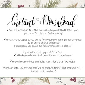 Christian Christmas Art Print Bundle, Christmas Bible Verse Digital ...