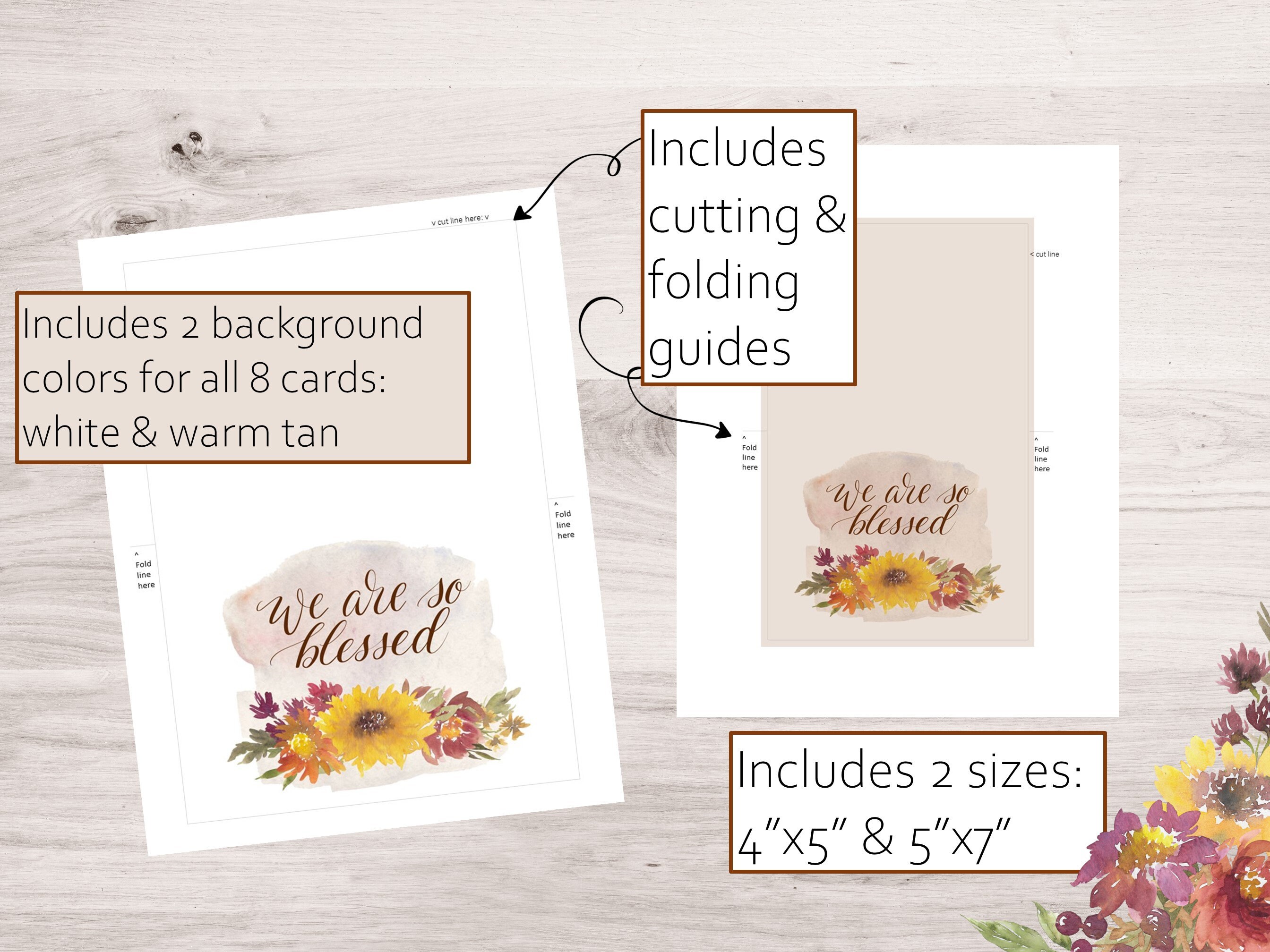 Christian Thanksgiving Card Printable, Autumn Scripture Greeting Card ...