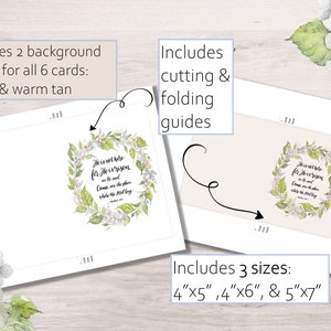 Christian Easter Card Printable Set, Easter Greeting Card Bundle With ...