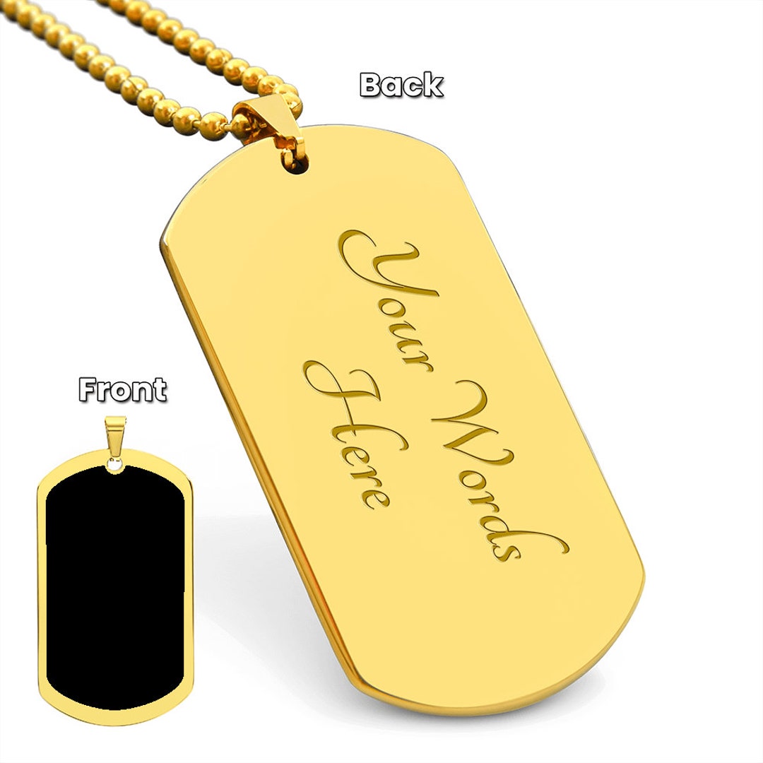 Photo Necklace, Photo Dog Tags, Photo Dog Tag, Gifts for Dad ...
