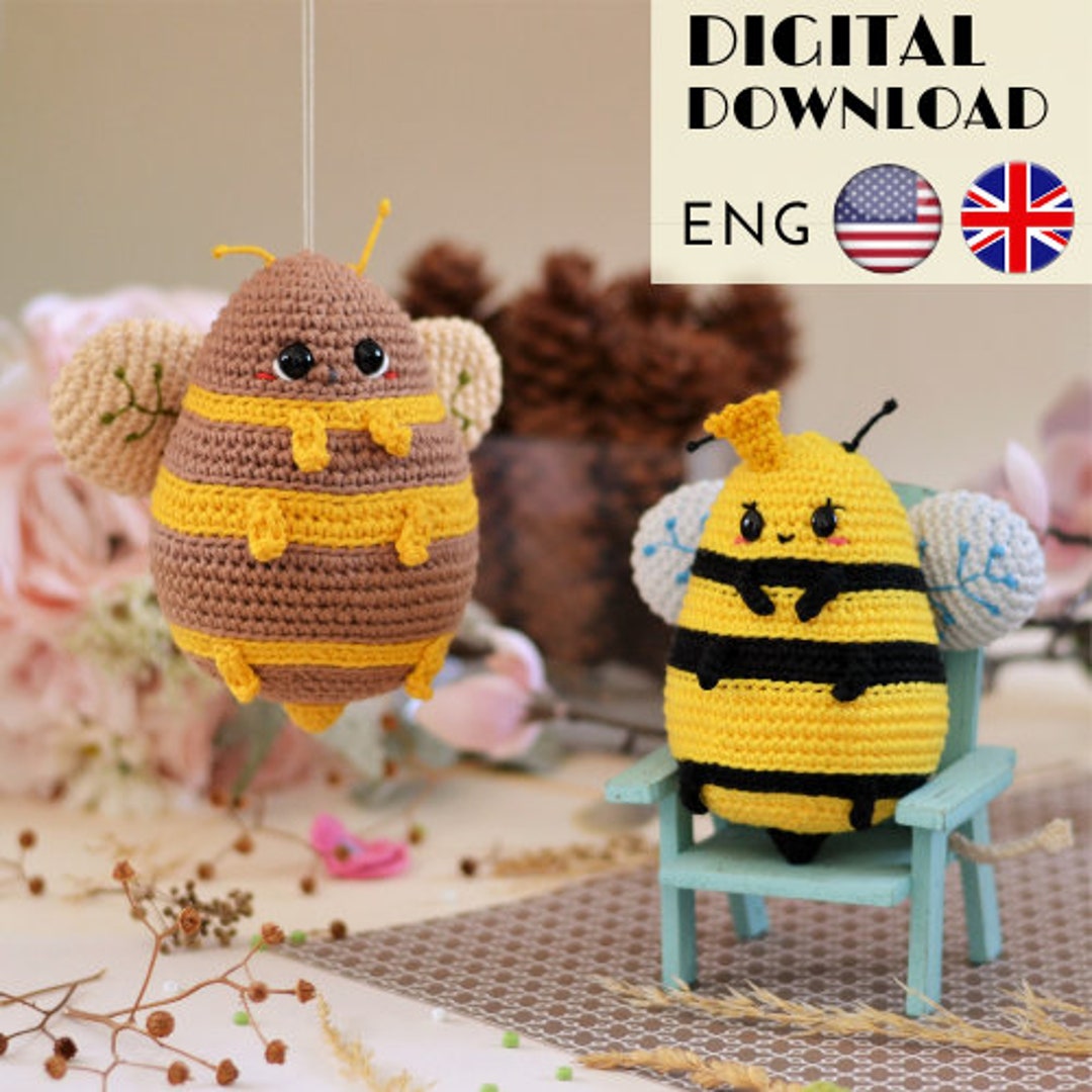 Amigurumi Bumble Bee Crochet Pattern , Crochet Bee Toy Easter ...