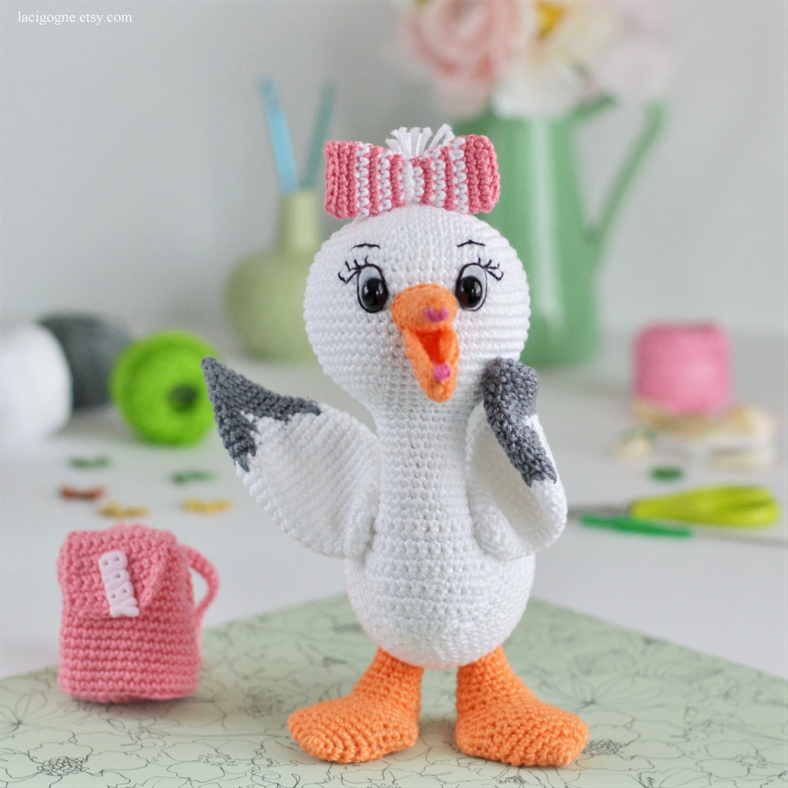 Pelican Crochet Pattern Amigurumi Pelican Pattern Pelican | Etsy