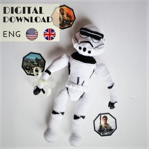 Christmas Gift : Galactic Soldier Crochet Pattern - Inspired by ...