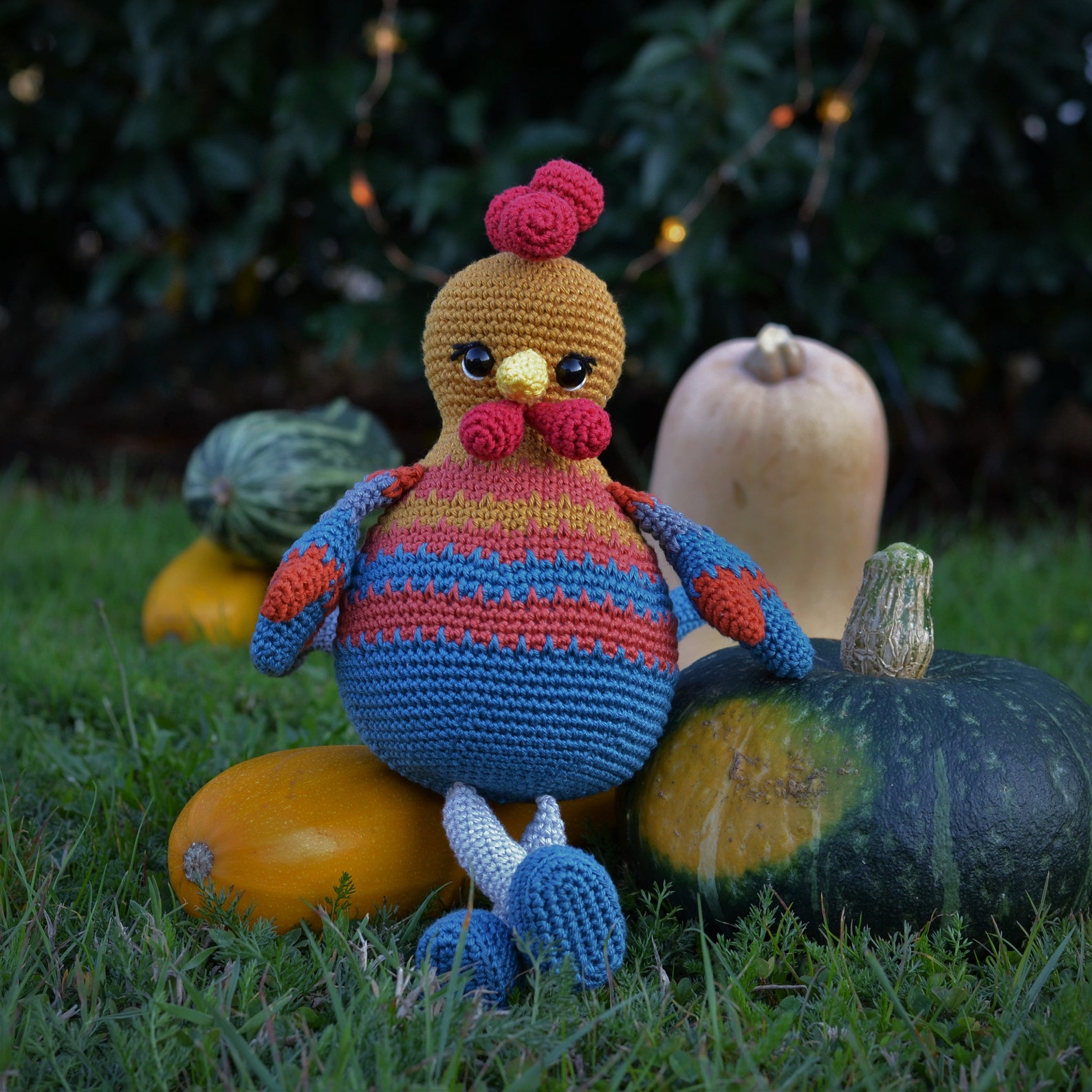 Rooster Crochet Pattern Rooster Amigurumi Toy Pattern | Etsy