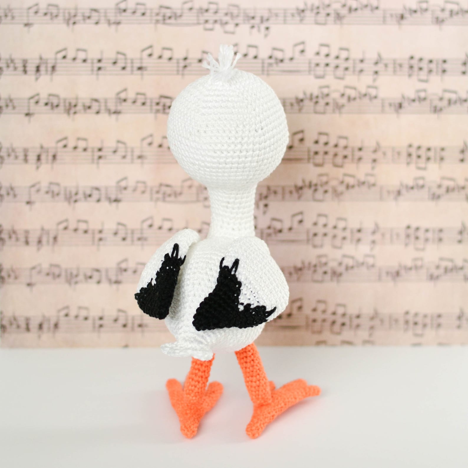 Stork Toy Crochet Pattern Amigurumi Stork Pattern Stork - Etsy