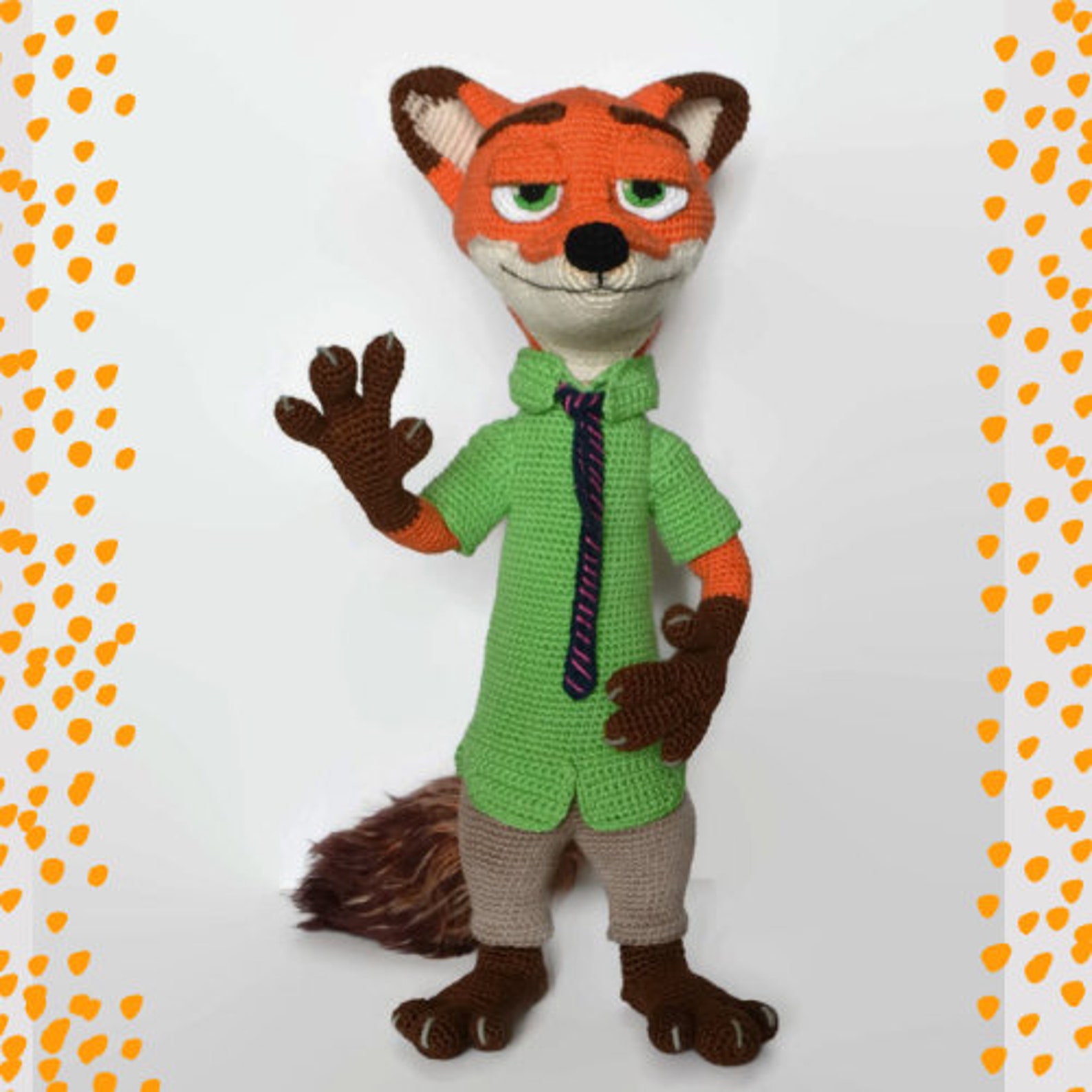 Fox Crochet Pattern Amigurumi Fox Toy PDF File Tutorial - Etsy