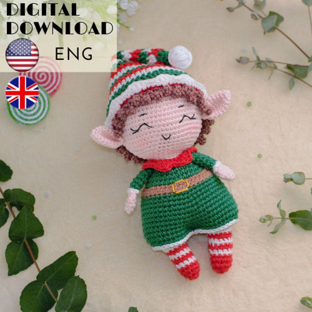 Christmas Elf Doll Crochet Pattern Amigurumi Doll Pattern - Etsy