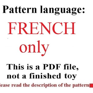 Coq Gaulois Patron D’un Amigurumi Au Crochet En Français - Rooster ...